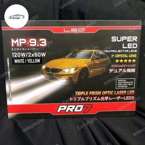 Jual Mini Projie PRO7 MP9.3 Hi-Low Clear Lens 120 WATT - Kuning - Putih ...