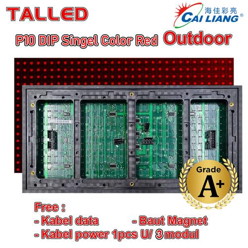 Jual MODUL P10 DIP MERAH RUNNING TEXT OUTDOOR TALLED - Jakarta Barat ...