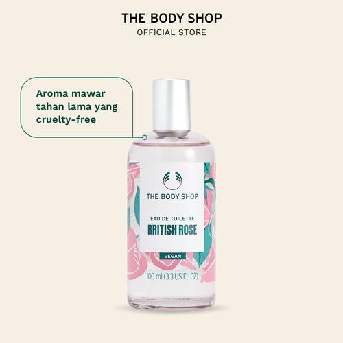 Jual The Body Shop British Rose Eau De Toilette Parfum EDT 100ml - Kota ...