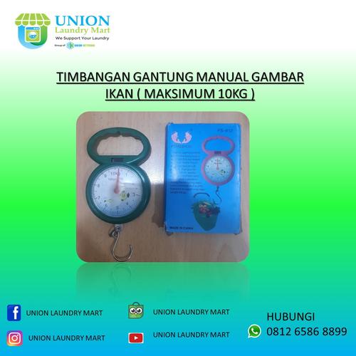 Jual timbangan gantung manual gambar ikan ( maksimum 10kg ) - Jakarta ...
