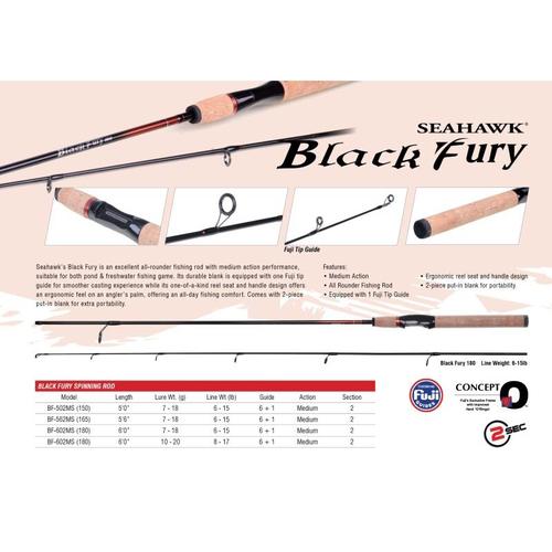 Jual Joran SeaHawk Black Fury 180cm Fuji Tip Guide - Kota Cimahi ...