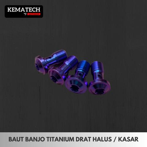 Jual BAUT BANJO TITANIUM GR5 DRAT HALUS & DRAT KASAR KALIPER REM SELANG REM - Drat Halus - Kota ...