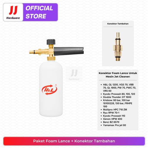 Promo Foam Lance Snow Wash H&L Untuk Mesin Steam Jet Cleaner ...