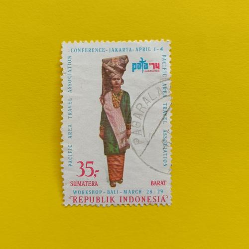 Jual Perangko Kuno Pakaian Adat Sumatera Barat Republik Indonesia ...