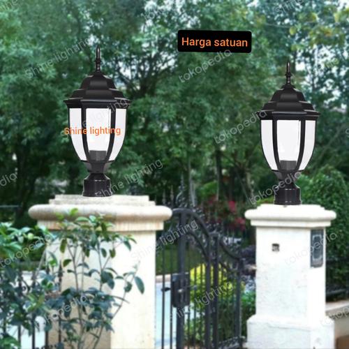 Jual Lampu pilar lampu pagar outdoor klasik waterproof tipe 11018 S4 ...