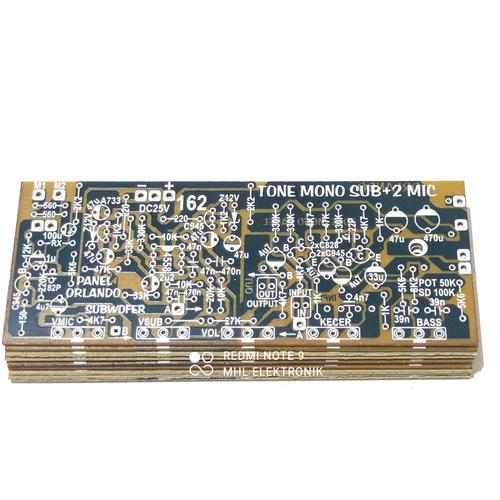 Jual PCB TONE CONTROL MONO SUBWOOFER MIC PANEL MP3 SPEAKER AKTIF 162 ...