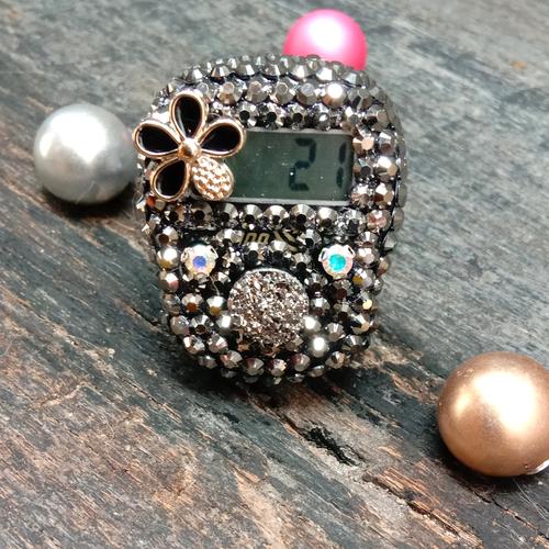 Promo Tasbih Digital Swarovski Led Alarm kelipatan 100 bunyi ...