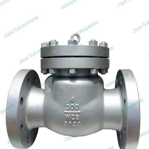 Jual Swing Check Valve WCB ANSI 300 4" inch Check Valve Klep Tabok ...