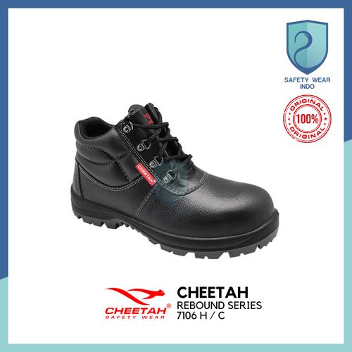 Jual Sepatu Safety Cheetah - Rebound 7106 H/C - Hitam/Cokelat - Ujung ...