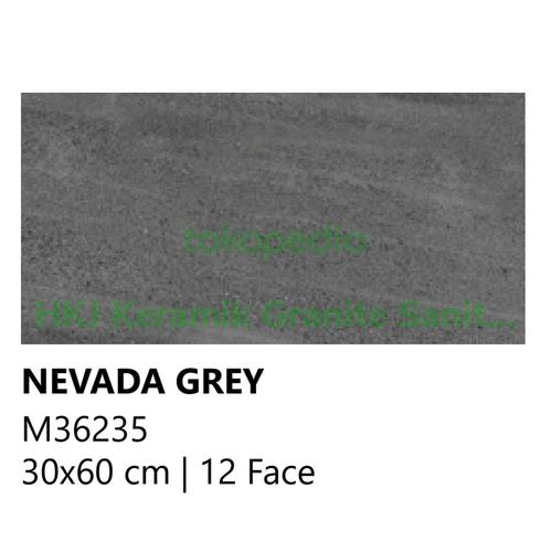 Jual Keramik Lantai Porcelain Nevada Grey Matt ukuran 30x60 Kualitas 1 ...