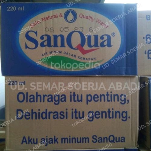 Jual Air Mineral Sanqua 220ml x 48pcs - Sanqua 220ml - Kota Tangerang ...