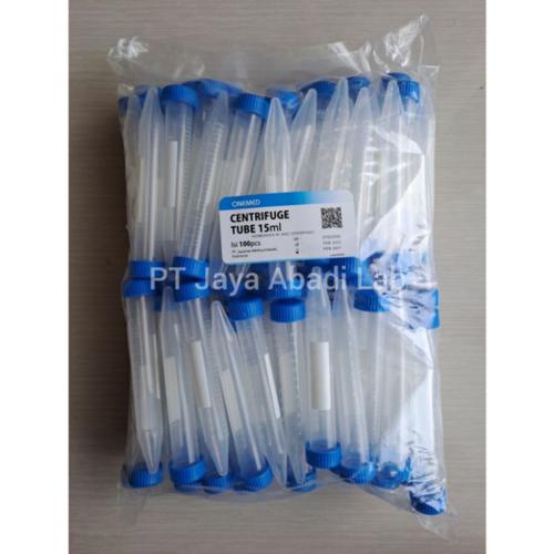 Jual falcon 15 ml tube centrifuge tabung plastik sentrifus 15ml isi 100 ...