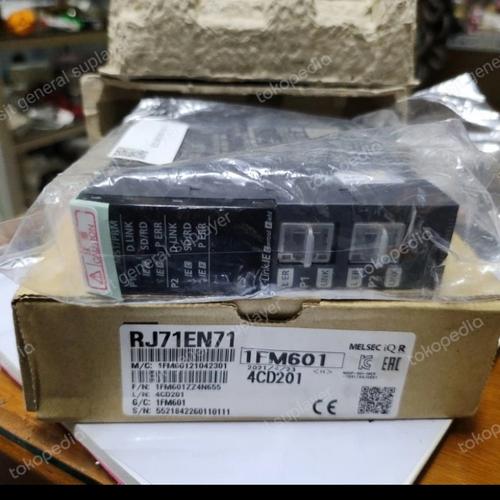 Jual RJ71EN71 ETHERNET I/F UNIT WITH CC-LINK IE PLC MITSUBISHI ORIGINAL ...