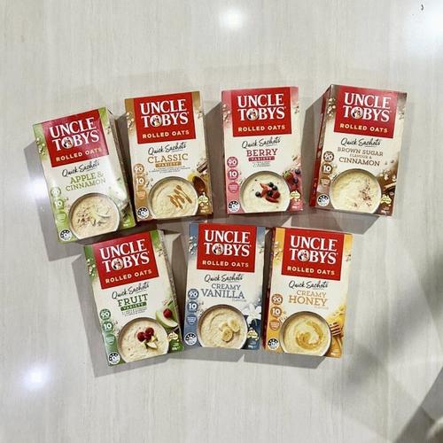 Jual UNCLE TOBYS ROLLED OATS QUICK SACHET AUSTRALIA - Creamy honey ...