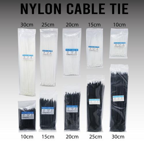 Jual Kabel Ties 10cm 15cm 20cm 25cm 30cm Nylon Cable Tie Insulock Tis ...