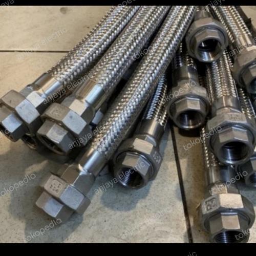 Jual flexible hose watermur stainless SS304 / flexible hose 1/2" x ...