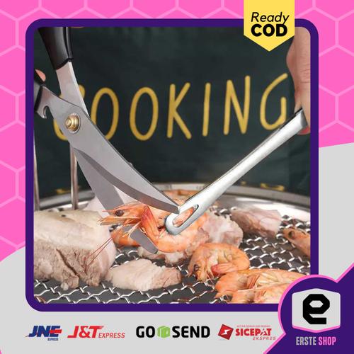 Jual Alat Jepit Penjepit Sumpit Capit Makanan Daging Korean BBQ Steak 1 ...