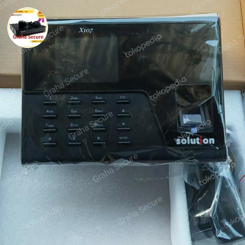 Jual mesin absensi fingerprint solution x107 support card - Kota ...