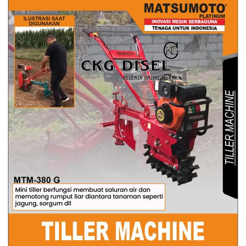 Jual Mesin Traktor Diesel Dengir Jagung MATSUMOTO Tiller Bajak Ladang ...