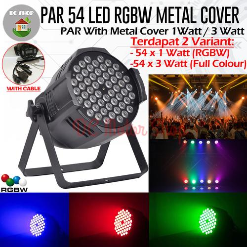 Jual Lampu Par LED 54 Mata RGBW Metal Cover / Lampu Panggung / Lampu ...