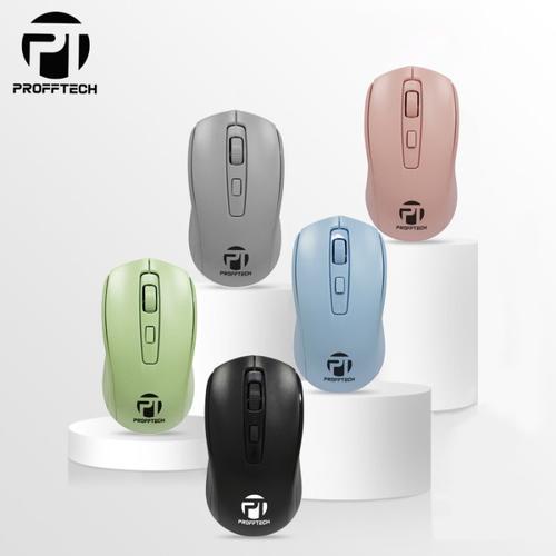 Jual Mouse Wired Optical. (Silent Klick) Original ProffTech - Grey ...