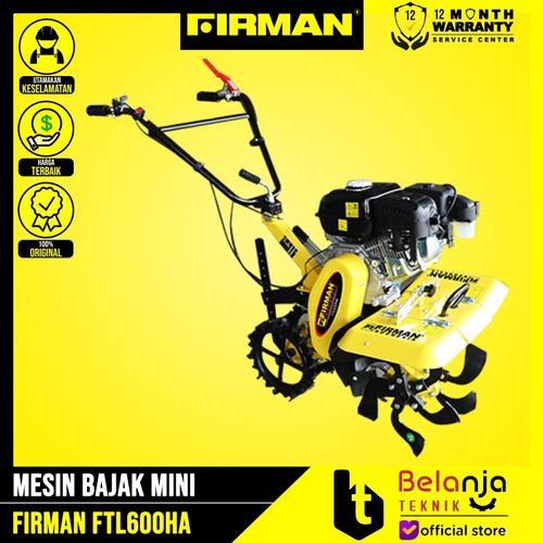 Jual FIRMAN Mesin bajak mini FTL 600 HA Cultivator FTL 600HA PARIT ...