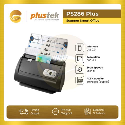 Promo PLUSTEK Scanner Smartoffice PS286 Plus Cicil 0% 3x - Kota ...