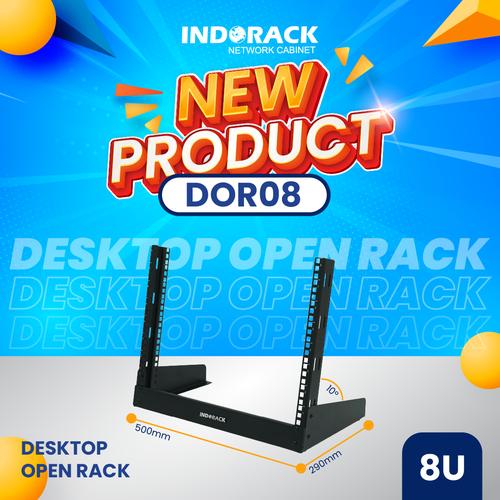 Jual INDORACK Desktop Open Rack DOR08 8U Depth 290mm - Kota Bandung ...