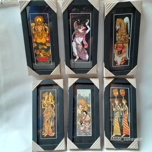 Jual Hiasan dinding lukisan bali dengan bingkai kayu - Rama Sita ...