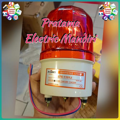 Jual FORT Warning Turn Light Rotary Lamp with Buzzer 4" LTE-1101J 24V ...