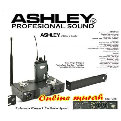 Jual Ear Monitor Wireless Ashley ear monitor E Monitor Original ...