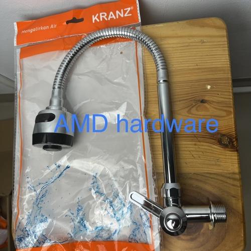 Jual KRANZ KD-01 ECO KERAN AIR ANGSA DAPUR FLEKSIBEL 1/2"inci KRAN ...