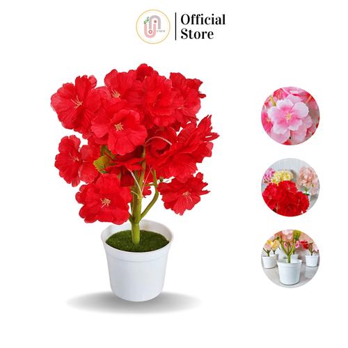 Jual Tanaman Hias Plastik Bunga Anggrek Buatan Artificial Dekorasi ...