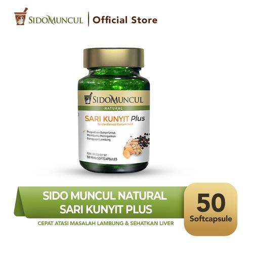 Promo Sido Muncul Natural Sari Kunyit Plus Soft Capsule 50 Kapsul ...