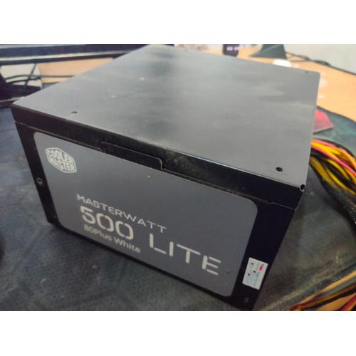 Jual PSU 500 Watt Cooler Master MasterWatt Lite 500 - Kota Bekasi - senony | Tokopedia