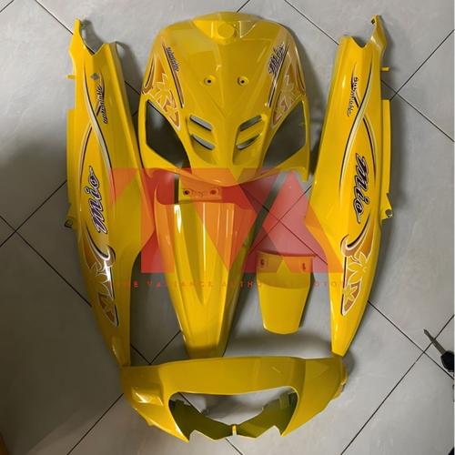 Jual PAKET BODY SET HALUS YAMAHA MIO SPORTY/OLD KUNING STRIPING 2004 ...