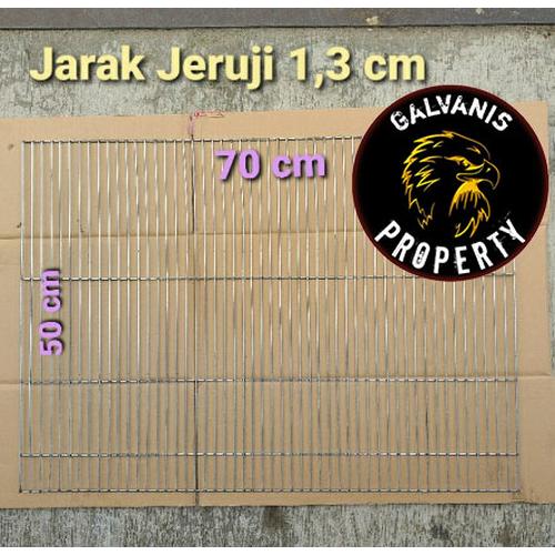 Jual ram galvanis 50x70cm ram 1,3cm / ram sekat pagar kandang besi ...