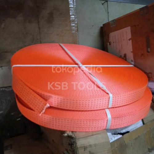 Jual Webbing ratchet tie down rol 5cm 100 meter tali webbing - Jakarta ...