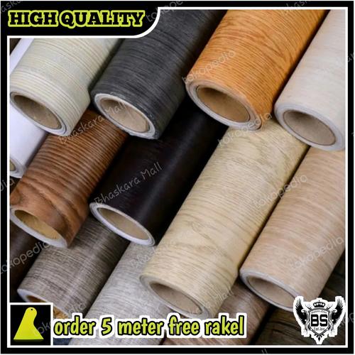 Jual stiker kayu premium, stiker meja lemari lantai ,sticker serat kayu ...