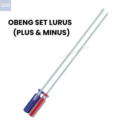 Jual Obeng Panjang Set Isi 2 Pcs Plus Minus Panjang 30 Cm - Kota Bekasi ...