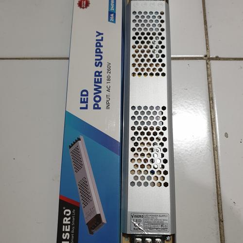 Jual ADAPTOR 12V 20A POWER SUPPLY SWITCHING 12V 20A SLIM KECIL TRAFO ...