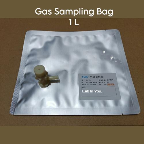 Jual Tedlar Bag Allumunium 1 Liter Single Valve-Gas Sampling Bag 1 L ...