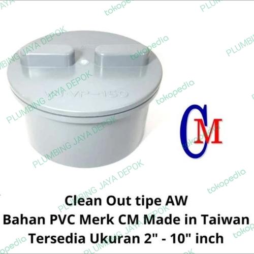 Jual CLEAN OUT ( c.o ) PVC 2 1/2 inchi merk CM MADE IN TAIWAN - Kota ...