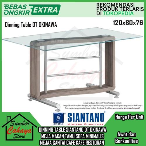 Jual [Kargo] SIANTANO MEJA MAKAN MINIMALIS DINNING TABLE DT OKINAWA ...