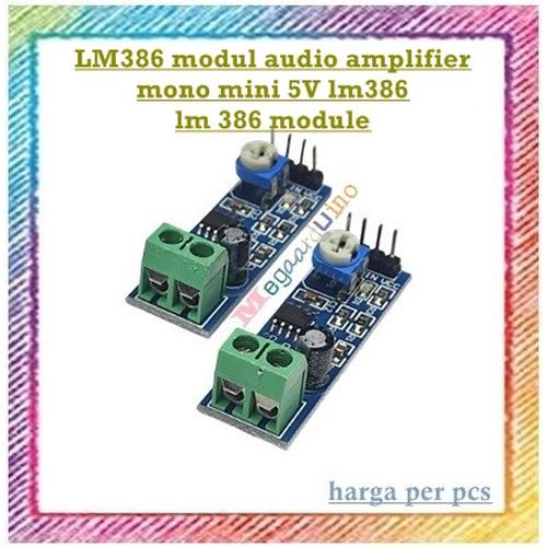 Jual LM386 modul audio amplifier mono mini 5V lm386 lm 386 module ...