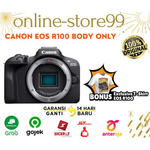 Jual Canon EOS R100 Body Only Mirrorless Camera GARANSI RESMI - Jakarta ...