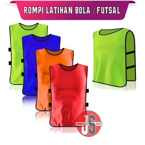 Jual Rompi Bola Futsal Polos Rompi Latihan Model Karet - L, Hijau ...