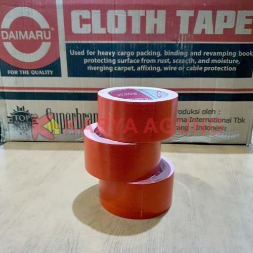 Jual DAIMARU Cloth Tape 2" / Lakban Isolasi Kain Jilid Buku 48mm x 12m ...