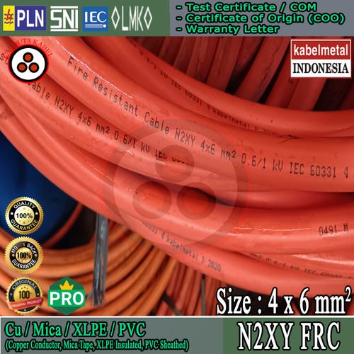 Jual Kabel N2XY FRC 4x6 mm2 METAL /4 x 6 mm2/4x6mm2/4x6 mm/4x6mm/4 x 6 mm - Kab. Bekasi - CV ...