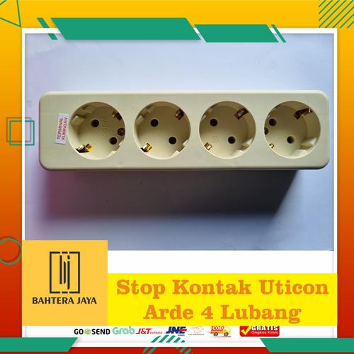 Jual Stop Kontak Uticon Arde 4 Lubang ST-148 Original - Kota Malang ...